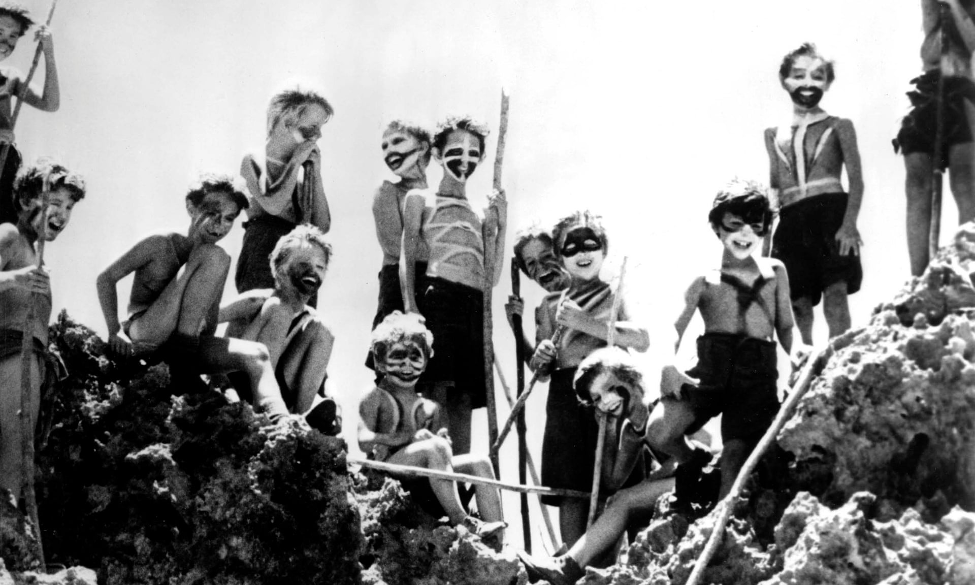 A still from the 1963 film of William Golding’s Lord of the Flies ...